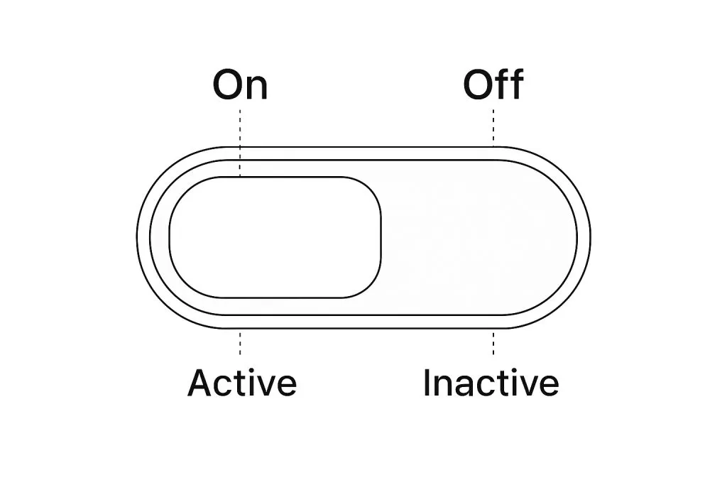 Toggle UI design: Anatomy, UX, and Use cases - A comprehensive Switches ...