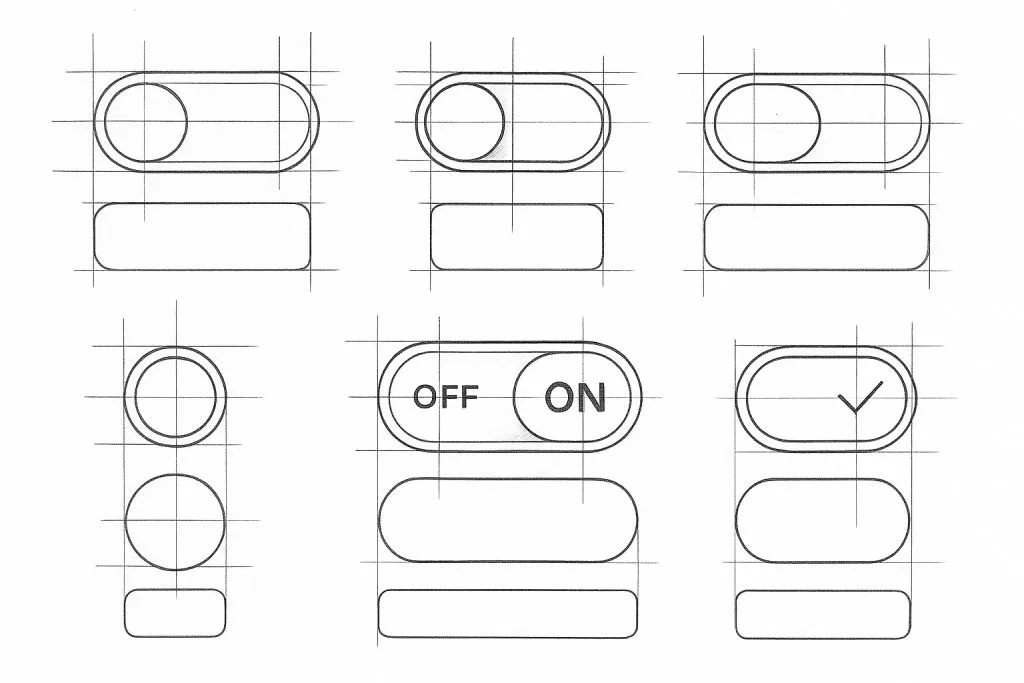 Toggle UI design: Anatomy, UX, and Use cases - A comprehensive Switches ...